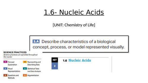 AP Biology Unit 1 Complete Lesson Slides | Teaching Resources