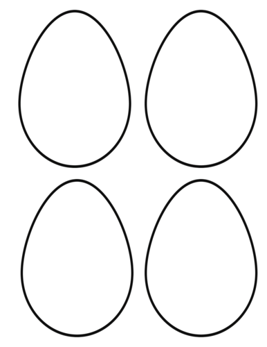 Easter Craft Activity - Make an Easter Egg Wreath (printable: easy for ...