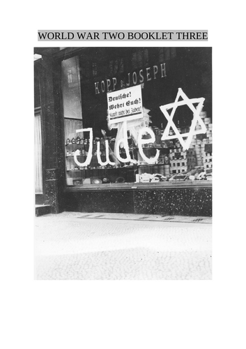 WWII Booklet 3 : Holocaust, Anne Frank, D-Day | Teaching Resources