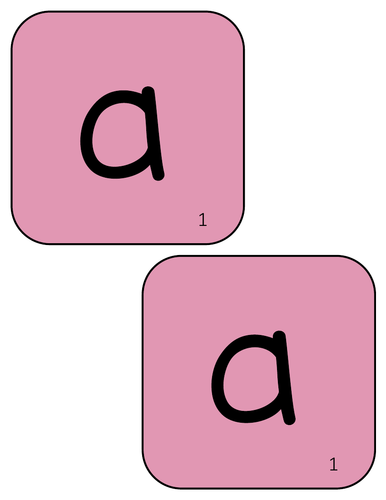 GIANT Letters for Scrabble [Colour and Wooden effect] with score sheets ...