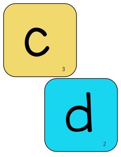 GIANT Letters for Scrabble [Colour and Wooden effect] with score sheets ...
