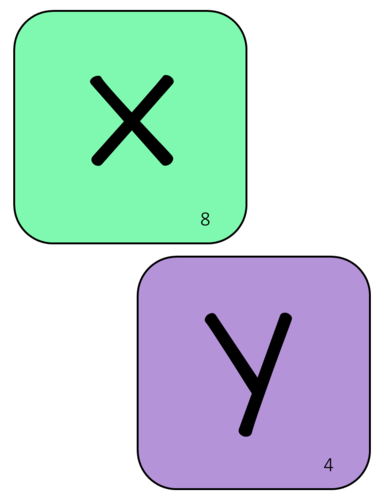 GIANT Letters for Scrabble [Colour and Wooden effect] with score sheets ...