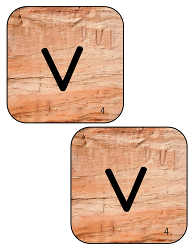 GIANT Letters for Scrabble [Colour and Wooden effect] with score sheets ...