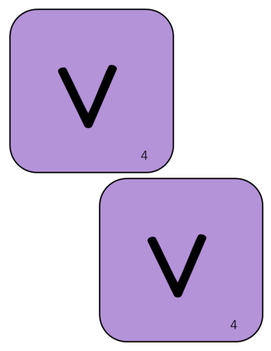 GIANT Letters for Scrabble [Colour and Wooden effect] with score sheets ...
