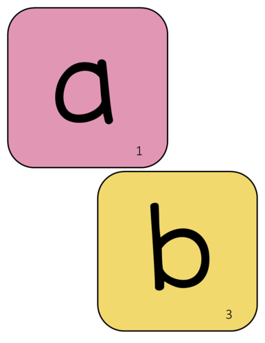 GIANT Letters for Scrabble [Colour and Wooden effect] with score sheets ...