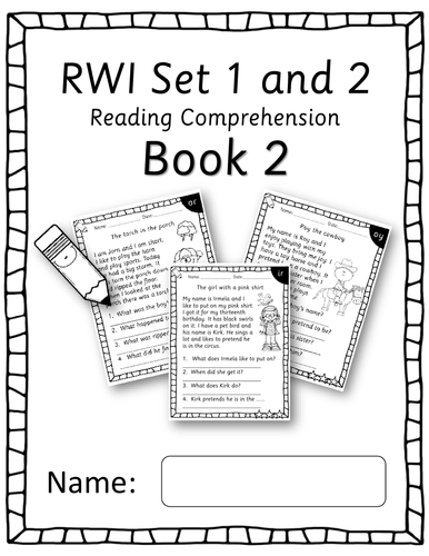 RWI Reading Comprehension (Book 2) for set 2 sounds | Teaching Resources
