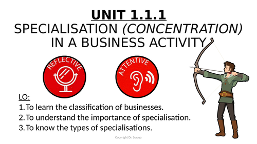 IGCSE Business Studies_Unit 1 Factors of Production | Teaching Resources