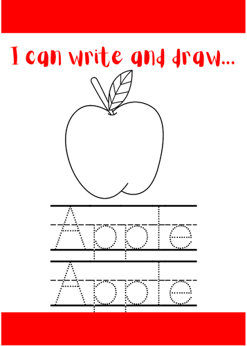 Alphabet A-Z Write and Draw | Teaching Resources