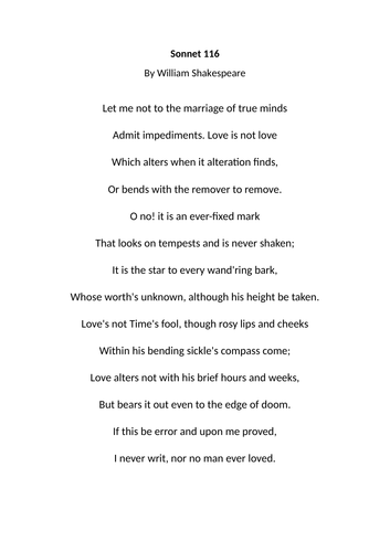 KS3 Relationship Poetry | Teaching Resources