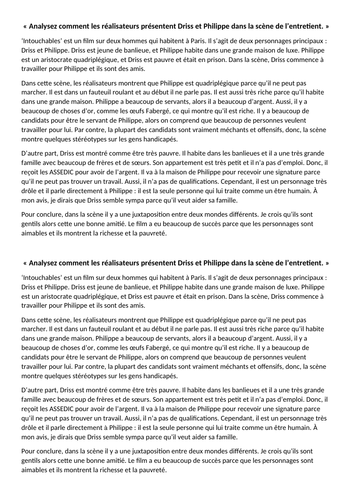 French Intouchables BUNDLE Film Project | Teaching Resources