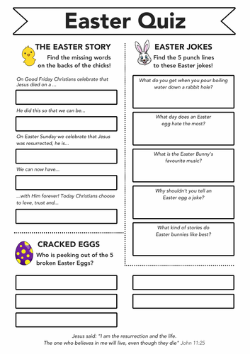 Easter Egg Hunt - Quiz Trail 2 | Teaching Resources