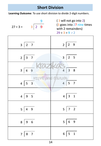 Division - Functional Skills Maths - Entry Level 2 | Teaching Resources