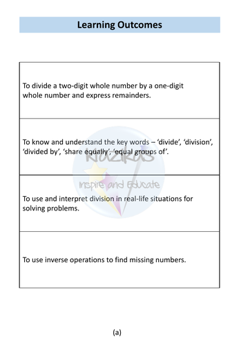 Division - Functional Skills Maths - Entry Level 2 | Teaching Resources