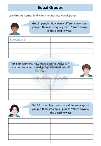 Division - Functional Skills Maths - Entry Level 2 | Teaching Resources