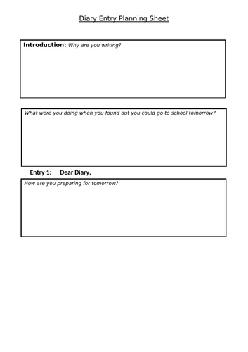 Year 5 - Diary Entries - Matilda | Teaching Resources