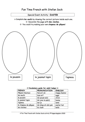French - Easter Activity to help teach Easter vocabulary | Teaching ...
