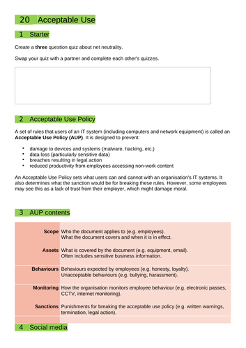 BTEC Digital Information Technology (DIT) - Component 3 (Learning Aim C ...
