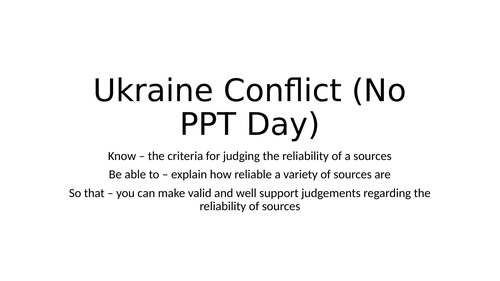 Source utility practice- Ukraine | Teaching Resources