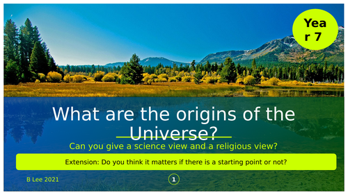 Origins of the Universe | Teaching Resources