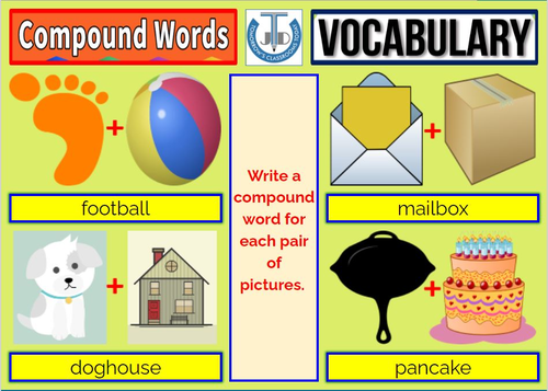 COMPOUND WORDS - 69 BOOM CARDS | Teaching Resources