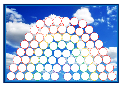 Fine motor build a rainbow | Teaching Resources