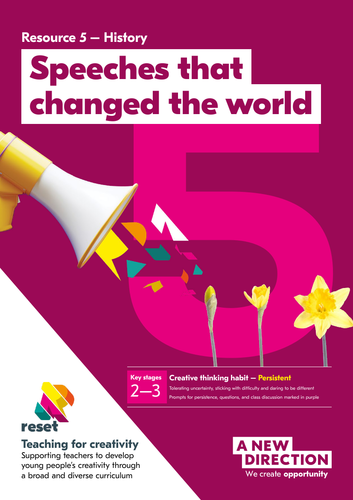 KS2/3 History - Teaching for Creativity - Speeches that Changed the ...