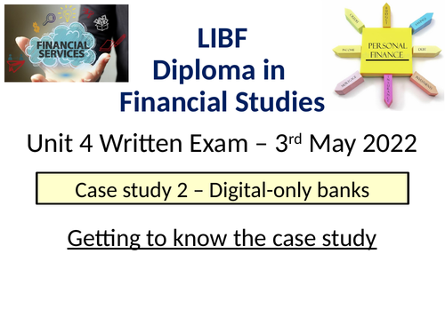 LIBF DipFS U4 Exam MAY 2022: CS2 - Prep FREEBIES | Teaching Resources