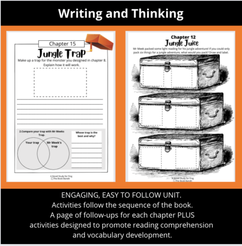 FING by David Walliams - NOVEL STUDY with comprehension strategies and ...