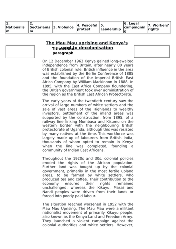 Decolonisation of British Empire | Teaching Resources