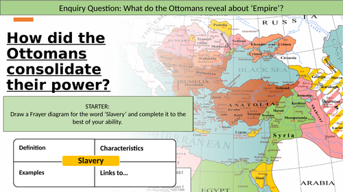 How did the Ottomans consolidate power | Teaching Resources