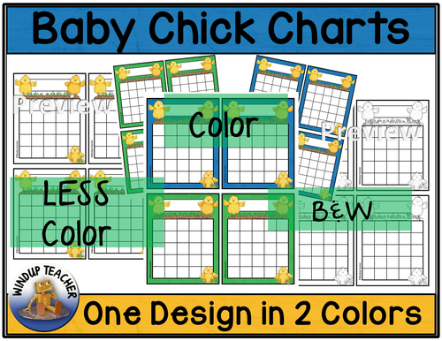 Baby Chicks Sticker Charts | Teaching Resources