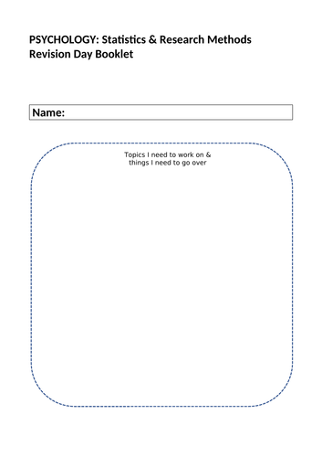 AQA A Level Psychology Statistics Revision | Teaching Resources