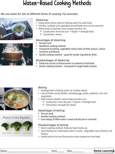 Food Science GCSE Food AQA | Teaching Resources