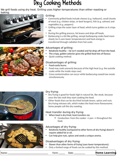 Food Science GCSE Food AQA | Teaching Resources