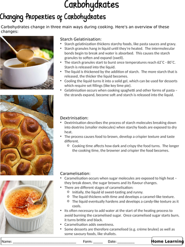 Food Science GCSE Food AQA | Teaching Resources