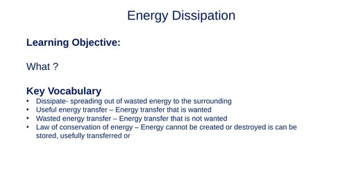 Useful and Wasted Energy | Teaching Resources
