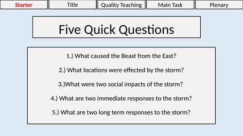 Climate Change: The Effects - (KS4 - Key Stage 4) (GCSE) | Teaching ...