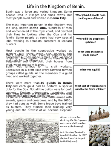 Kingdom of Benin Bundle | Teaching Resources