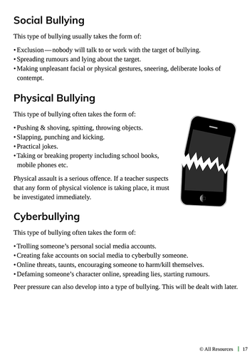 Bullying — A Complete Approach | Teaching Resources
