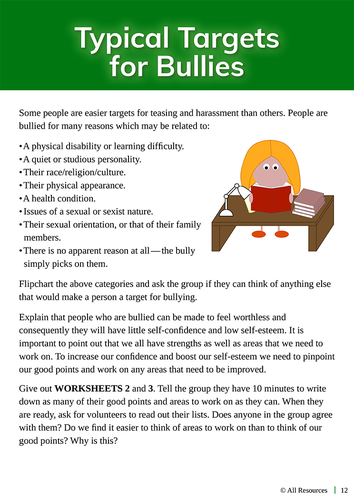 Bullying — A Complete Approach | Teaching Resources