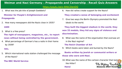 Propaganda and Censorship - Editable worksheet | Teaching Resources