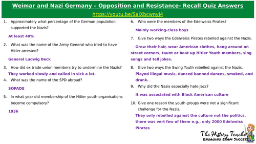 Opposition and Resistance - Editable Worksheet | Teaching Resources