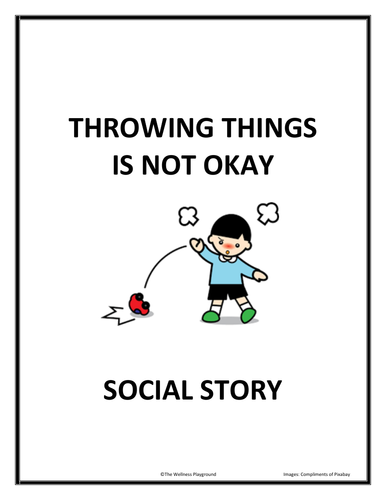 Social Story: Throwing Things is Not Okay | Teaching Resources