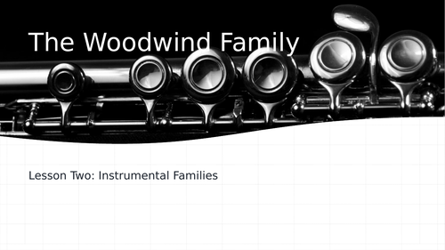 The Woodwind Family - Musical Instruments and Instrumental Families ...