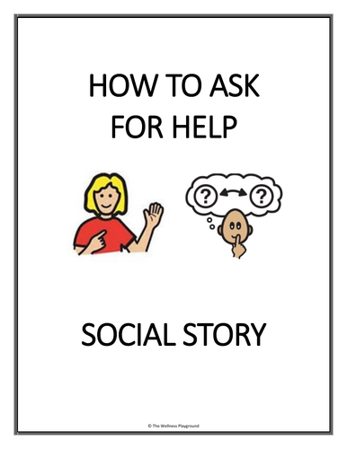 Social Story: How to Ask for Help | Teaching Resources