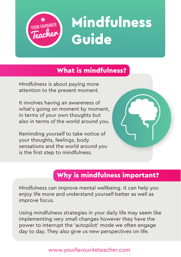 Mindfulness Tips - 2 Page PDF Free Resource, Printable, Digital ...