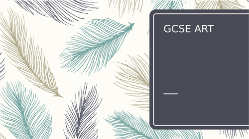 GCSE art PowerPoint | Teaching Resources