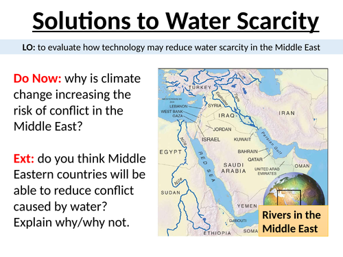 Middle East Conflict Scheme of Work - Geography | Teaching Resources