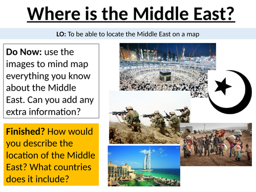 Middle East Conflict Scheme of Work - Geography | Teaching Resources