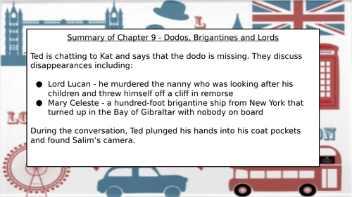 London Eye Mystery Teaching Slides 6 weeks | Teaching Resources